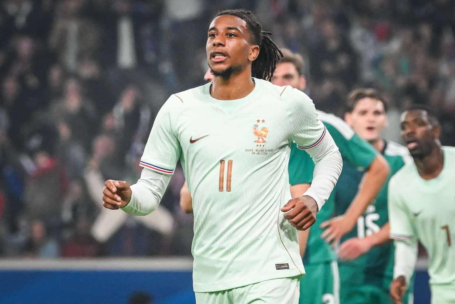 Three-pack against Northern Ireland! Bayern star Olise shines in World ...